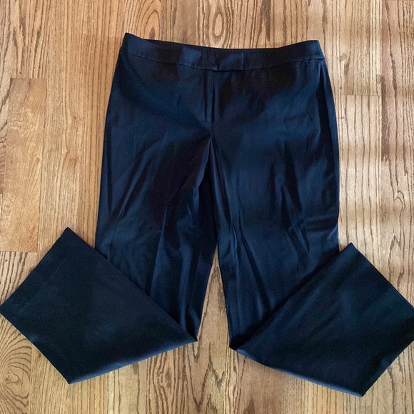 LOFT | Pants & Jumpsuits | Ann Taylor Loft Marisa Black Soft Satin ...